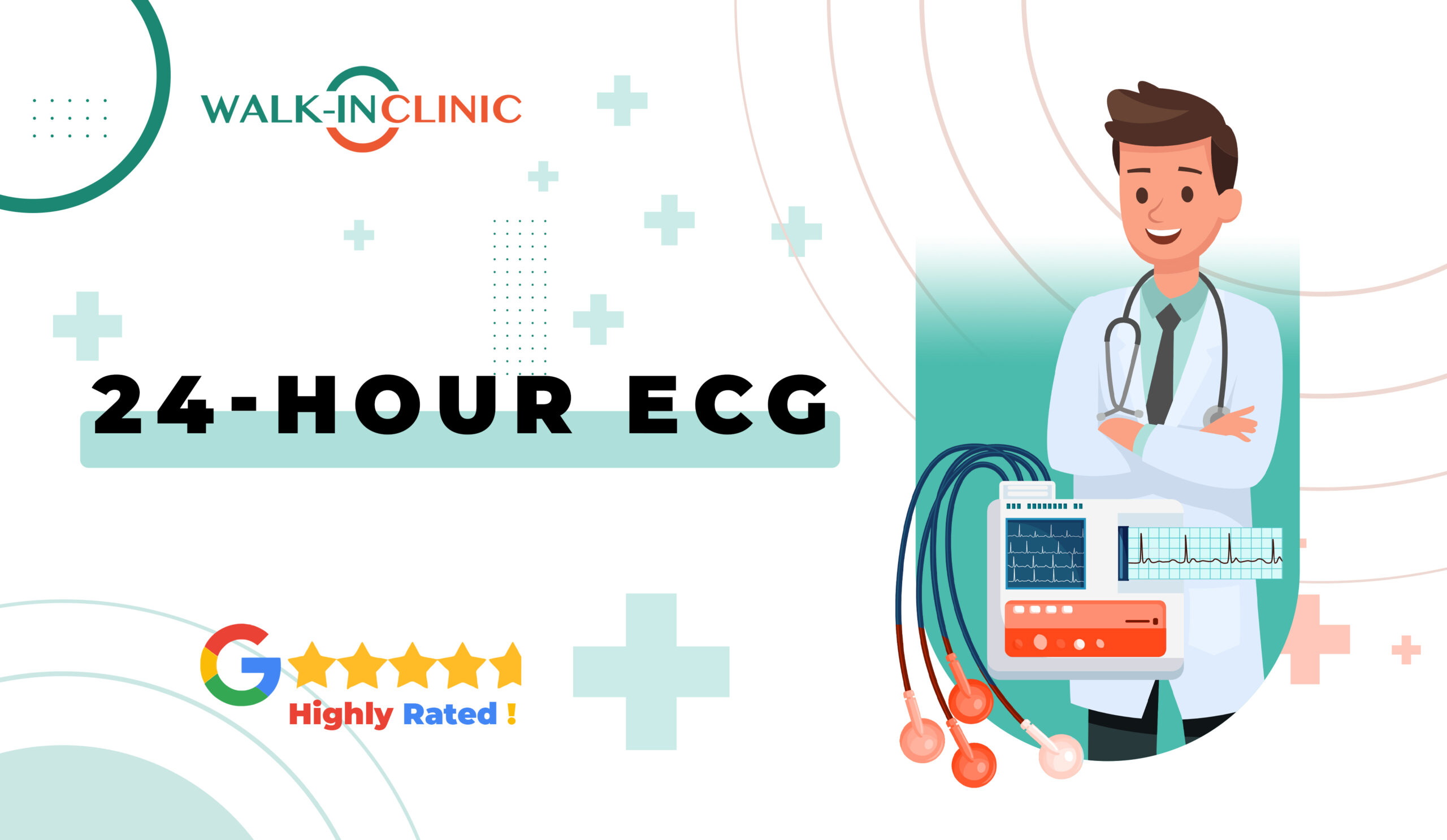 24-Hour ECG Test | Heart Rate Monitor in London | Walk-in Clinic